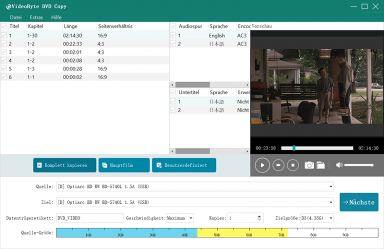 DVD auf USB Stick kopieren mit 5 einfachen Methoden 2024